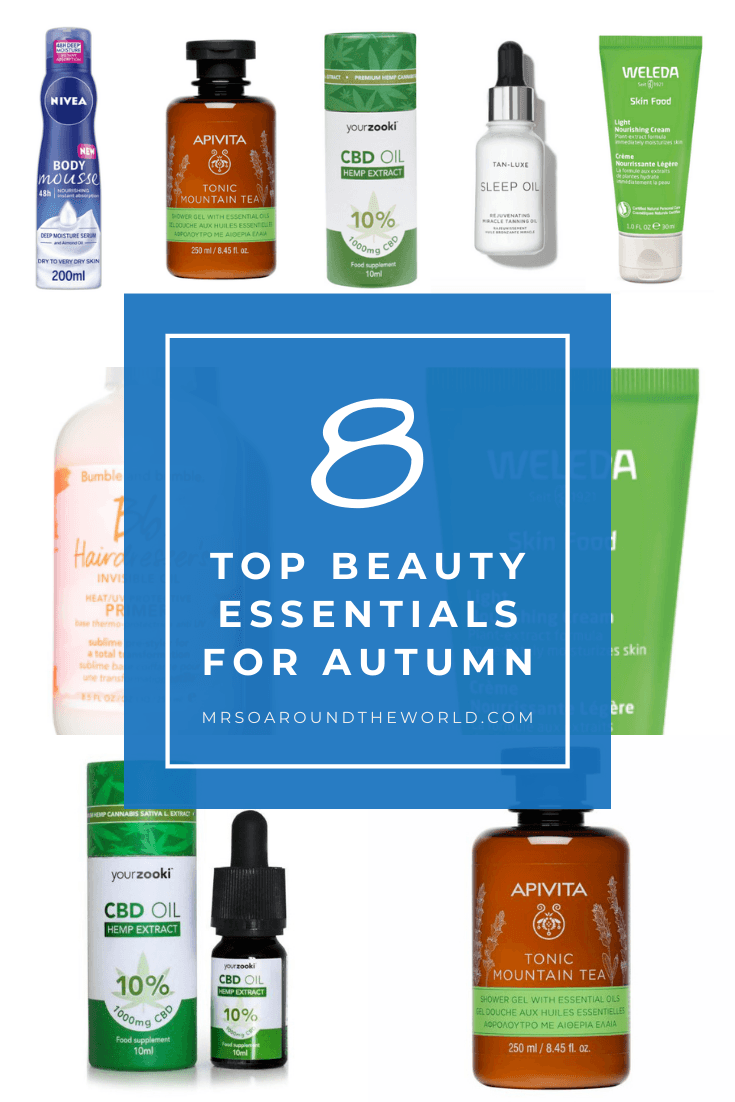 My Top Autumn Beauty Essentials for 2022 | Mrs O Around The World